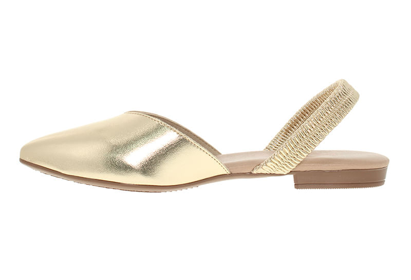 Sandália Flats Beira Rio Dourado Feminina - Moda feminina e Masculina ...
