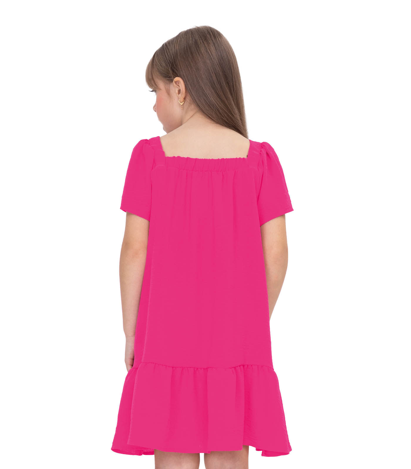 Vestido Infantil Feminino Em Air Flow Trick Nick Rosa