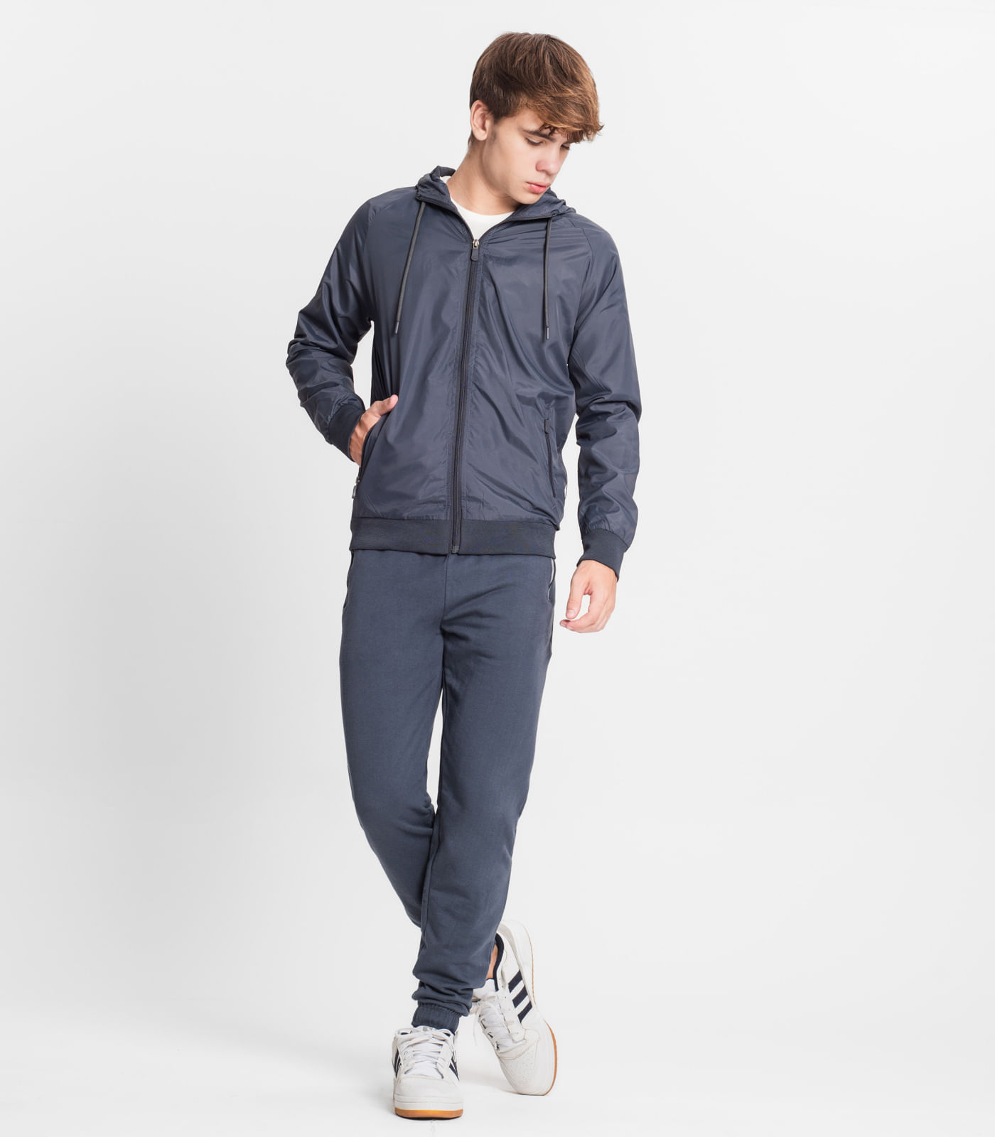 Jaqueta Juvenil Masculina Com Capuz Minty Cinza Moda Feminina E Masculina Itens Para Casa E