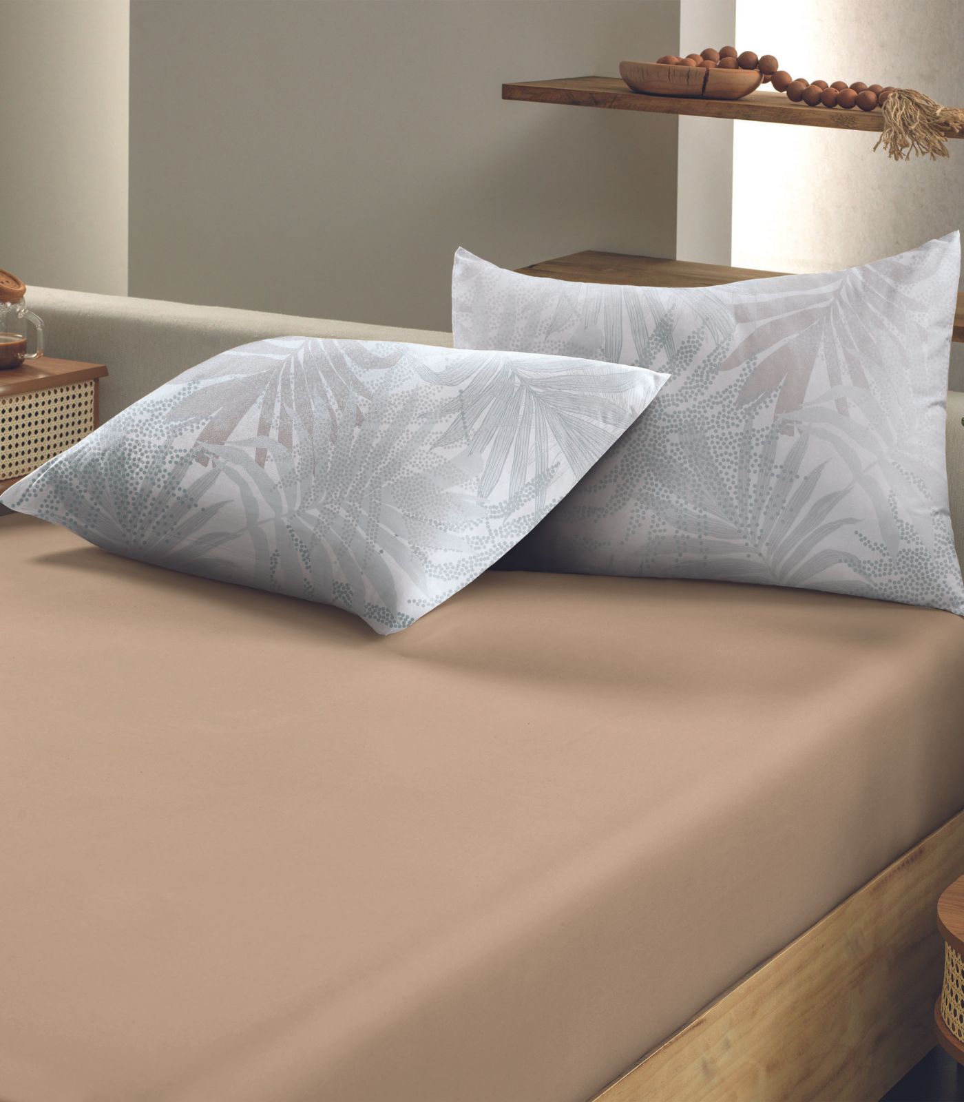 Jogo De Cama Solteiro Toque Acetinado Altenburg Bege - Moda feminina e ...