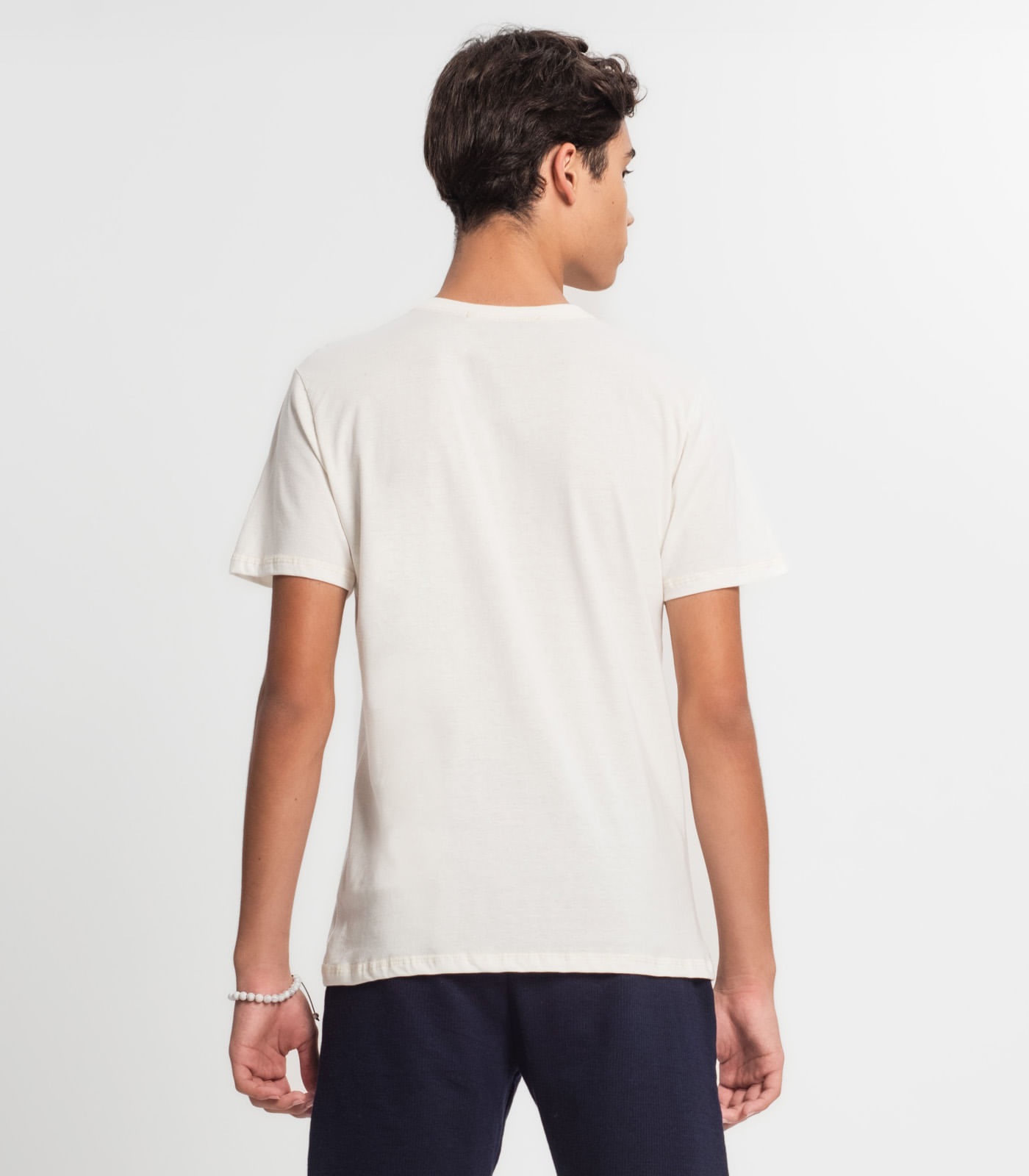 Camiseta Juvenil Masculina Minty Bege Minty