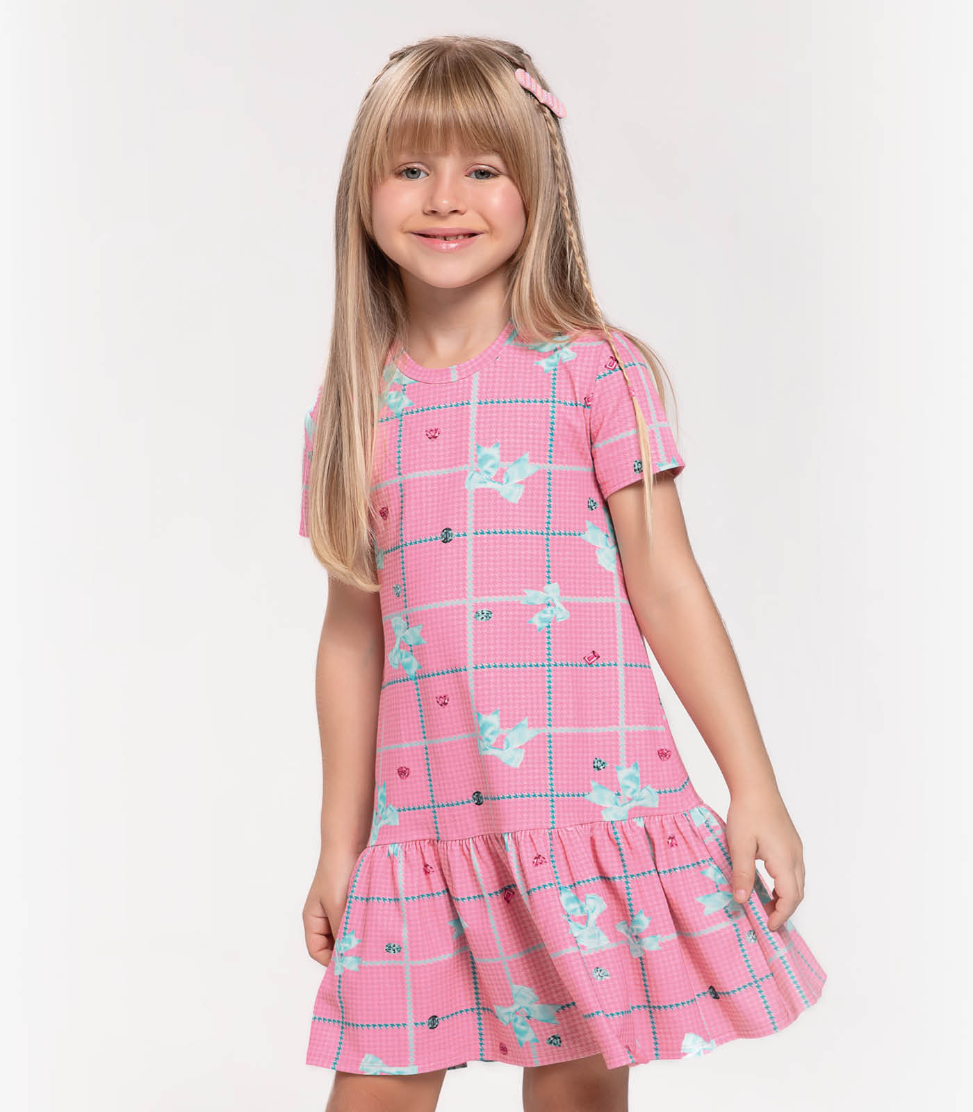 Vestido Infantil Com Estampa Trick Nick Rosa - Moda feminina e ...