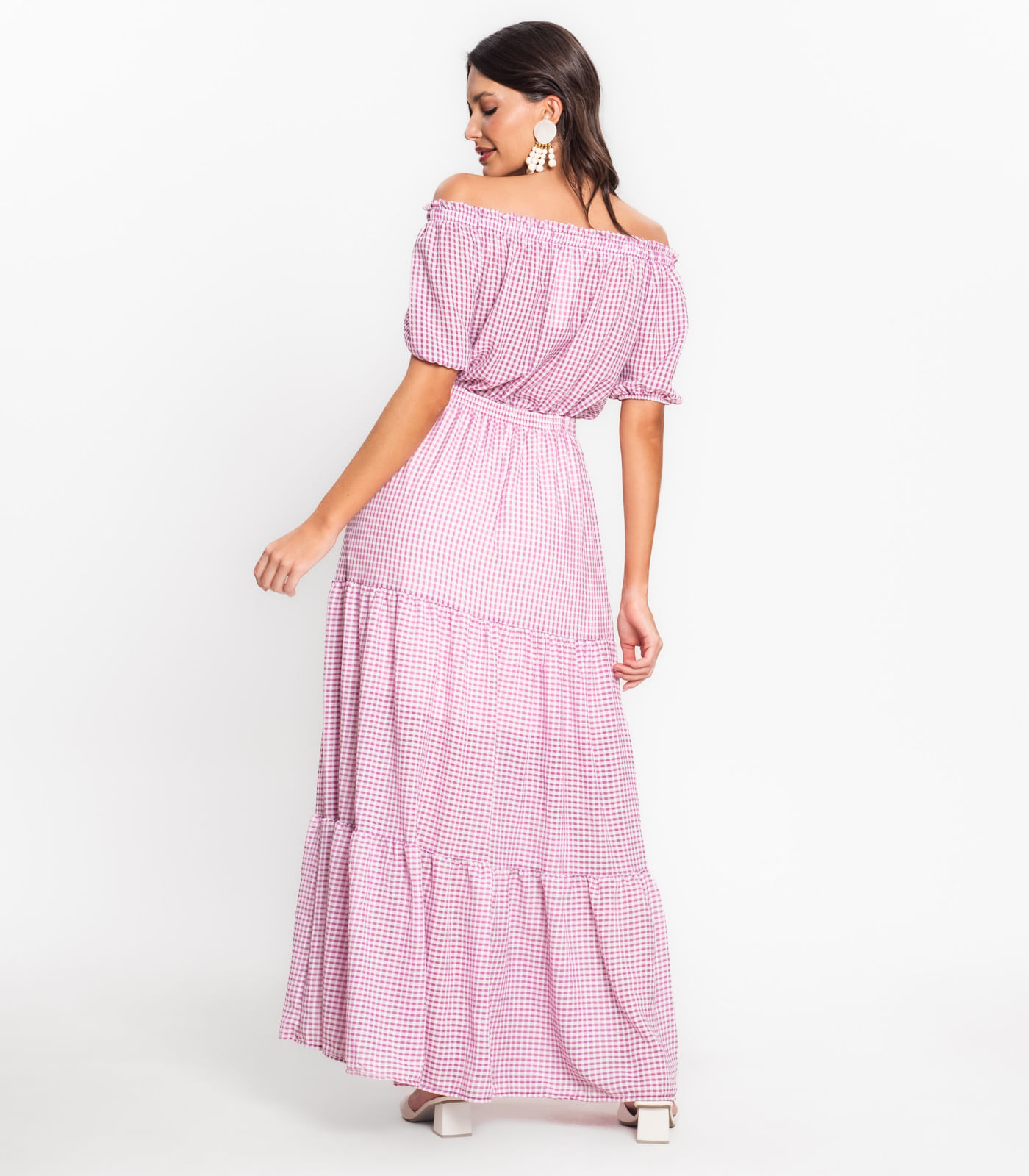 Vestido Longo Em Air Flow Endless Roxo