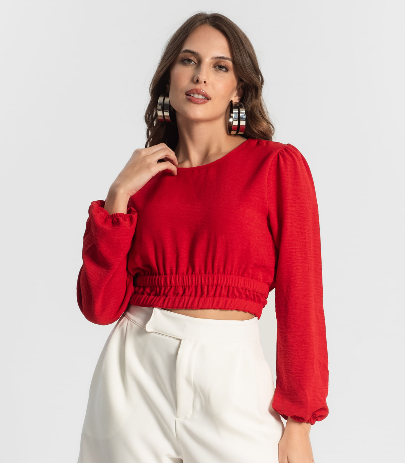 Blusa Feminina Manga Longa Endless Vermelho