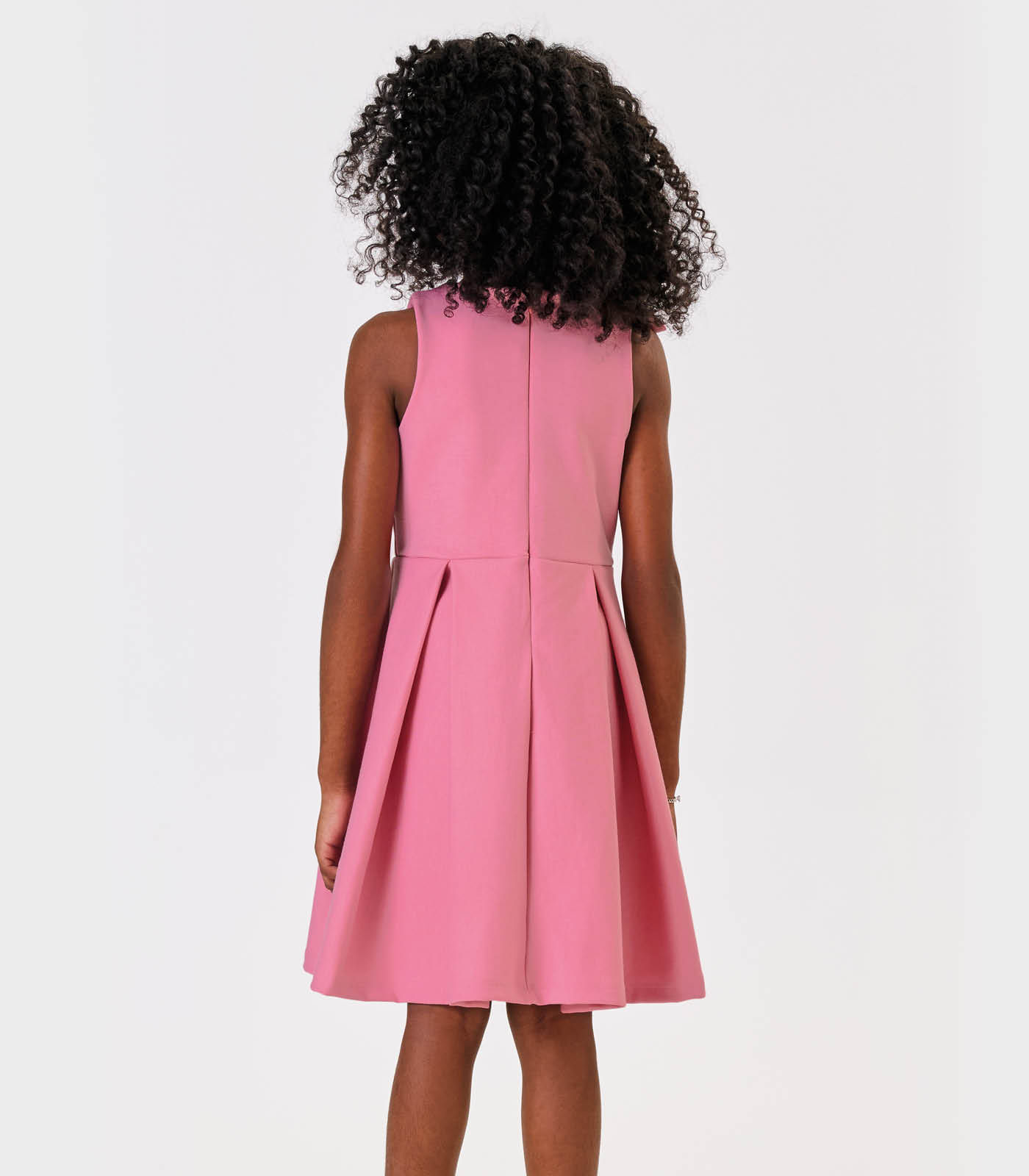 Vestido Ponto Roma Com Laço Trick Nick Rosa - Trick Nick