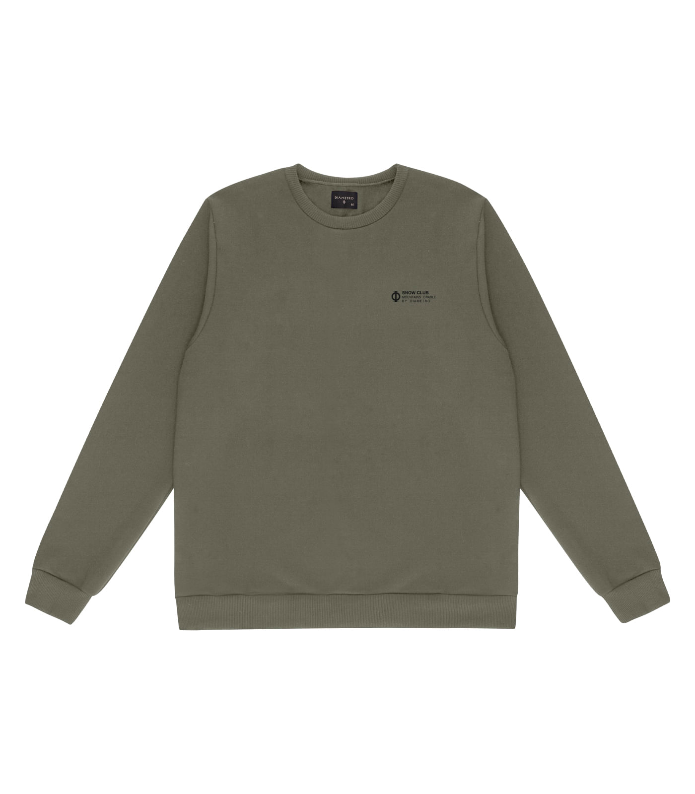 Blusão Masculino Moletom Diametro Verde