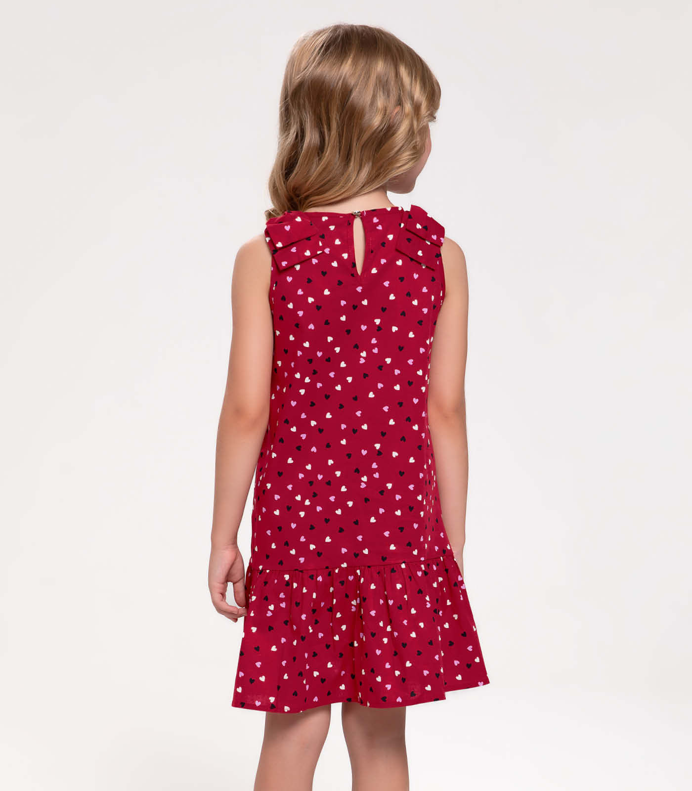 Vestido Infantil Com Laço Trick Nick Vermelho
