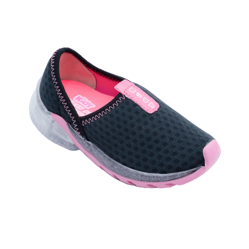Tênis Kidy Play Respitec Preto e Rosa Infantil - Moda feminina e ...